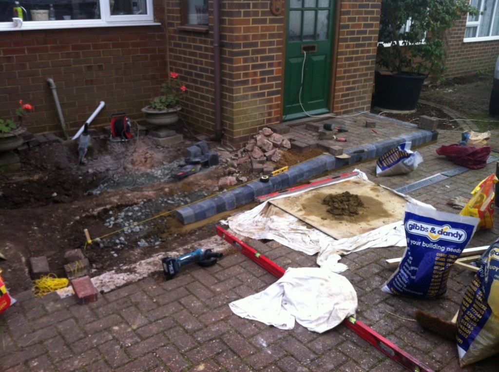 Disabled Block Paving Ramp - New Build Landscapes