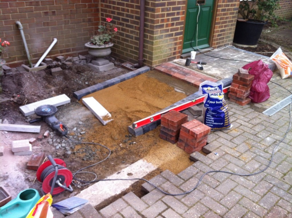 Disabled Block Paving Ramp - New Build Landscapes